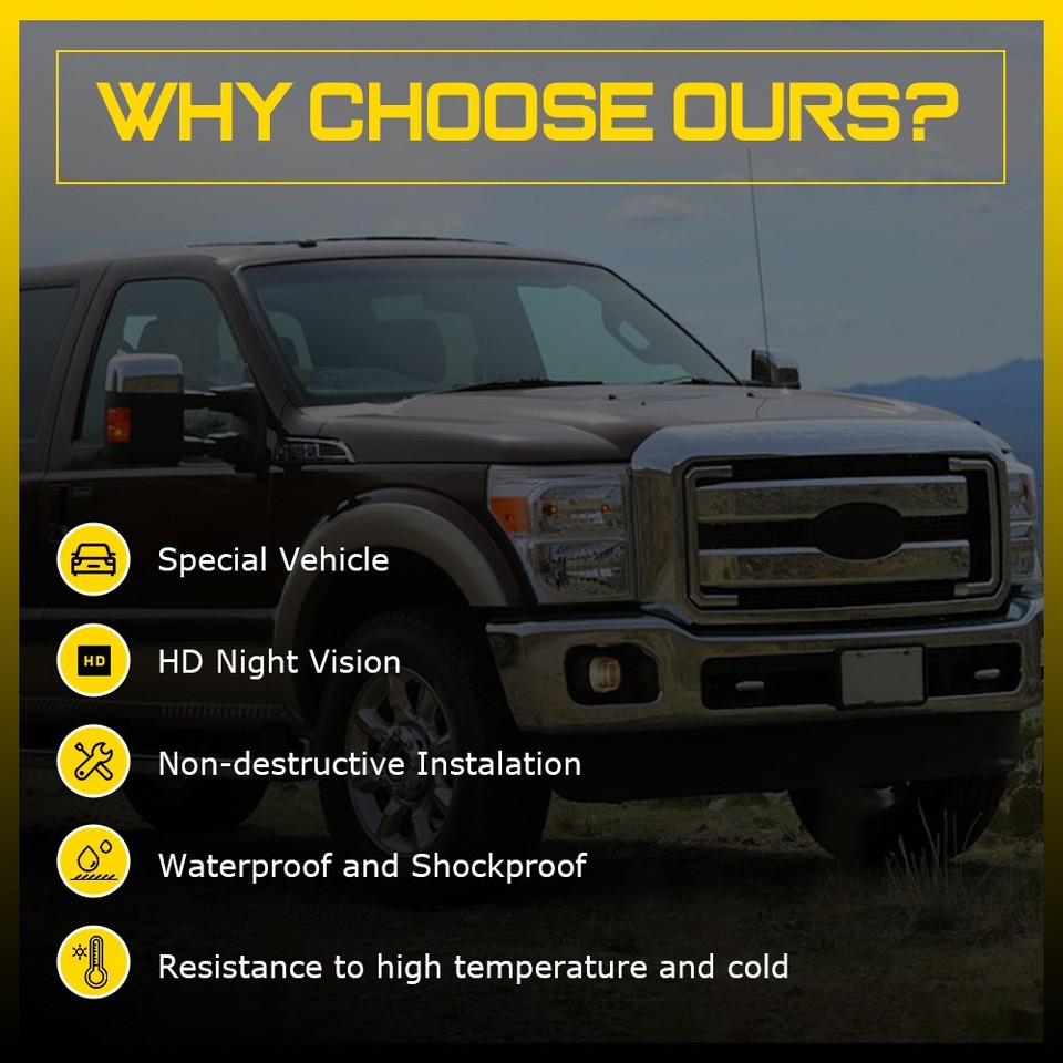 Rear View Backup Reverse Parking Camera For 13-14 Ford F-250 F-350 F ...