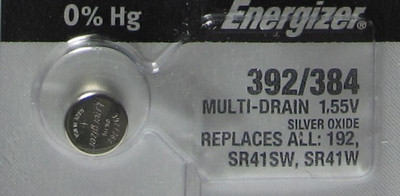 1 ENERGIZER 392 384 192 SR41SW LR41 AG3 V384 V392 D384 D392 280-13 ...