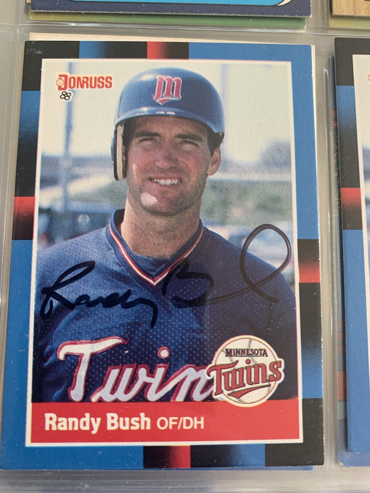 Randy Bush autographed 1988 Donruss baseball card | eBay