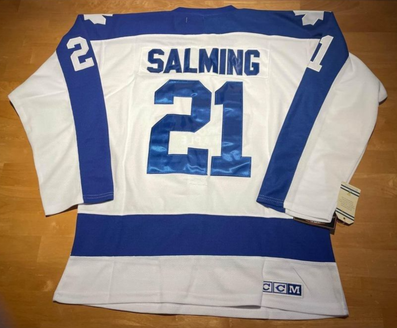 NHL Hockey Vintage Toronto Maple Leafs Borje Salming #21 Jersey Sz 52 ...