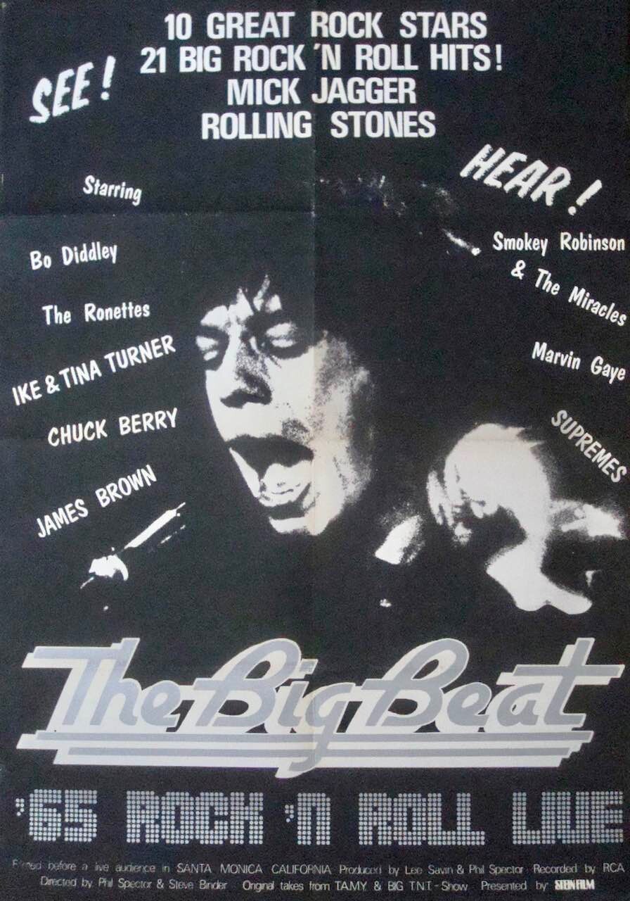 BIG BEAT TAMI SHOW German movie poster ROLLING STONES JAMES BROWN R73 ...
