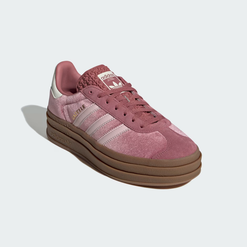Adidas Originals Women's Pink Velvet upper Gazelle Bold Sneakers IG4389 ...