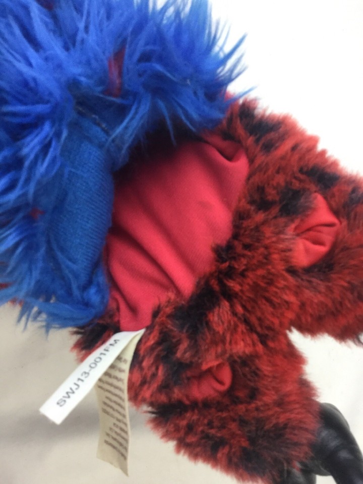 FOLKMANIS PUPPETS RED SCARLET MACAW BIRD STUFFED ANIMAL PLUSH TOY HAND ...