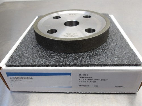 1 NEW! CDT MM120 Diamond Plated 9A1H Grinding Wheel 6"x1"x1.25" 6141799 ...