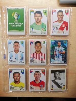 PANINI COPA AMERICA-BRASIL 2019 COMPLETE SET STICKERS | eBay