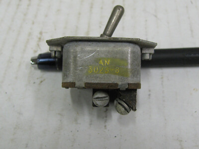 Vintage Military Toggle Switch DPST AN3023-8 | eBay