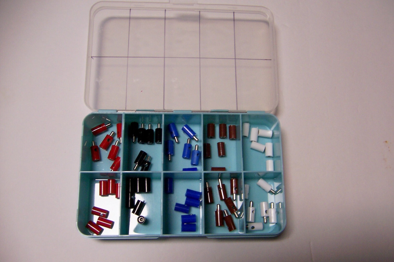 090 (A) OLD STYLE LGB/MARKLIN HO MALE FEMALE PLUGS & SOCKETS, 60 PCS ...