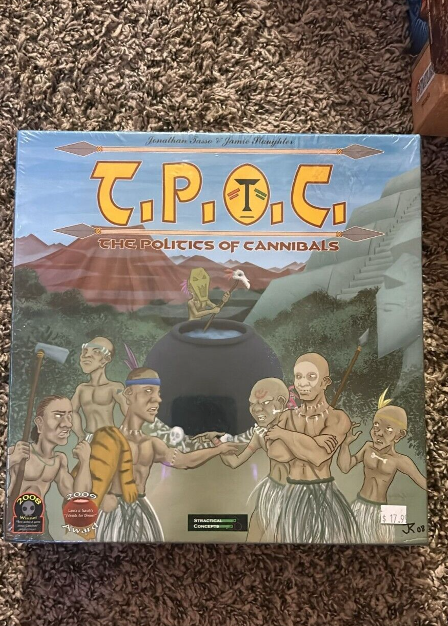 TPOC The Politics of Cannibals Board Game Stractical Concepts Jonathon Tasso NEW | eBay