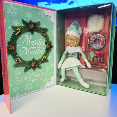🟢 Martha Stewart on the Mantle Christmas Elf Doll 10.5” Stoop 2024 | eBay