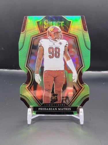 2022 Panini Select - Premier Level Phidarian Mathis #200 Neon Green ...
