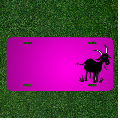 Custom Personalized Car License Plate With Add Names To Goat Animal ...