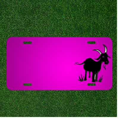 Custom Personalized Car License Plate With Add Names To Goat Animal ...