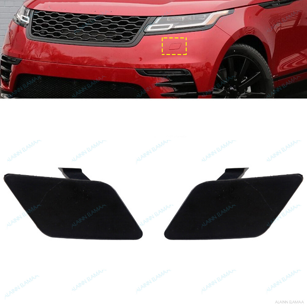 L&R Primed Headlight Washer Nozzle Cover For LR Range Rover Velar SVA ...
