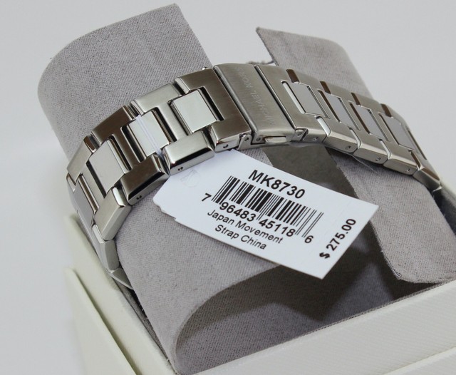 Michael Kors Dylan Men's Black Dial Chronograph Stainless 45mm Watch ...