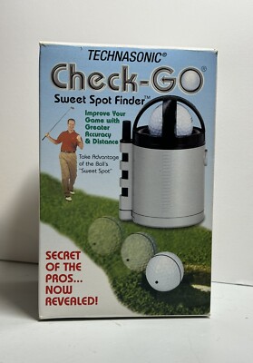 Technasonic Check-Go Golf Ball Sweet Spot Finder & Instructions | eBay