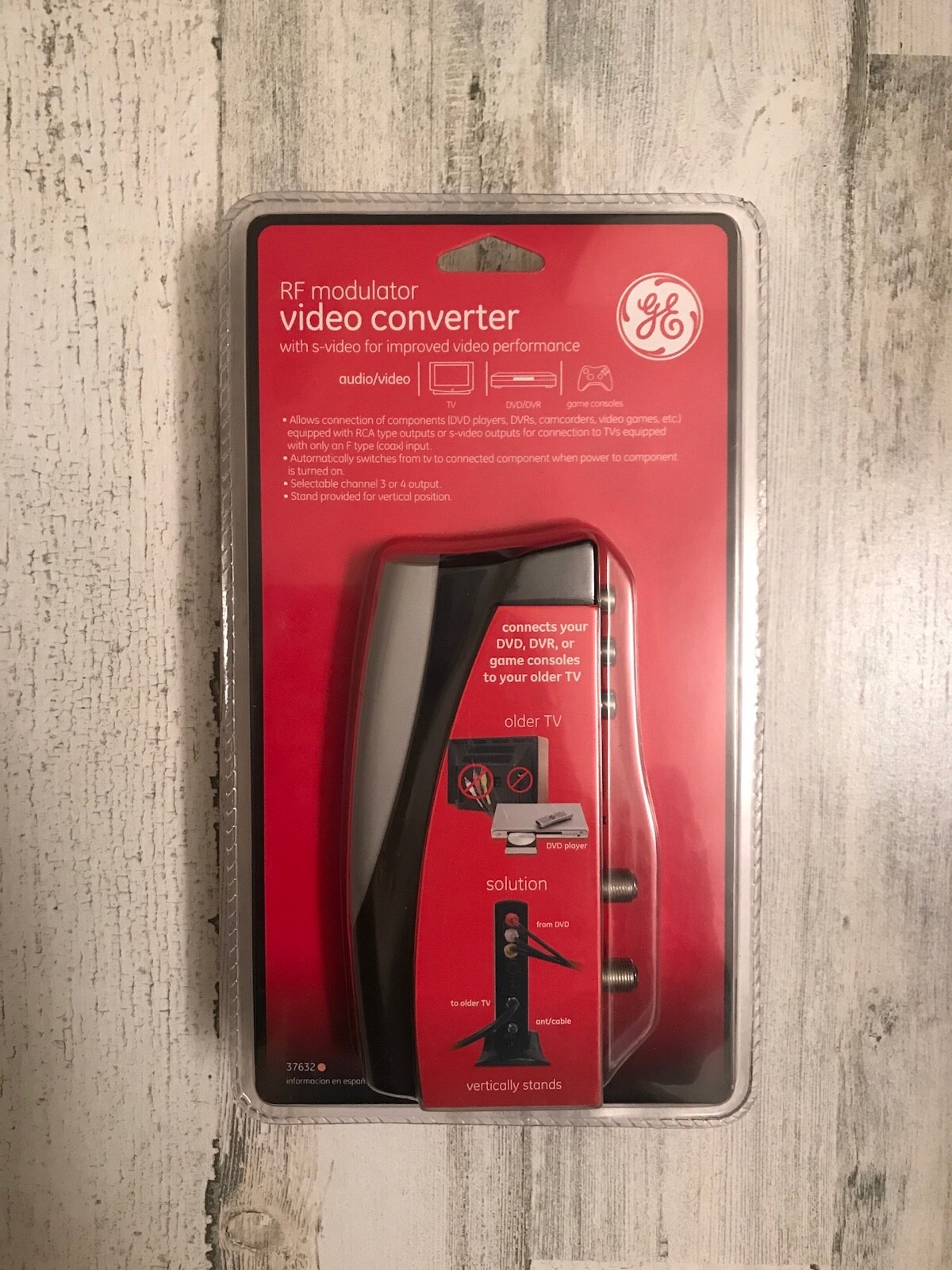 GE RF Modulator Video Converter 37632 With S-video for sale online | eBay