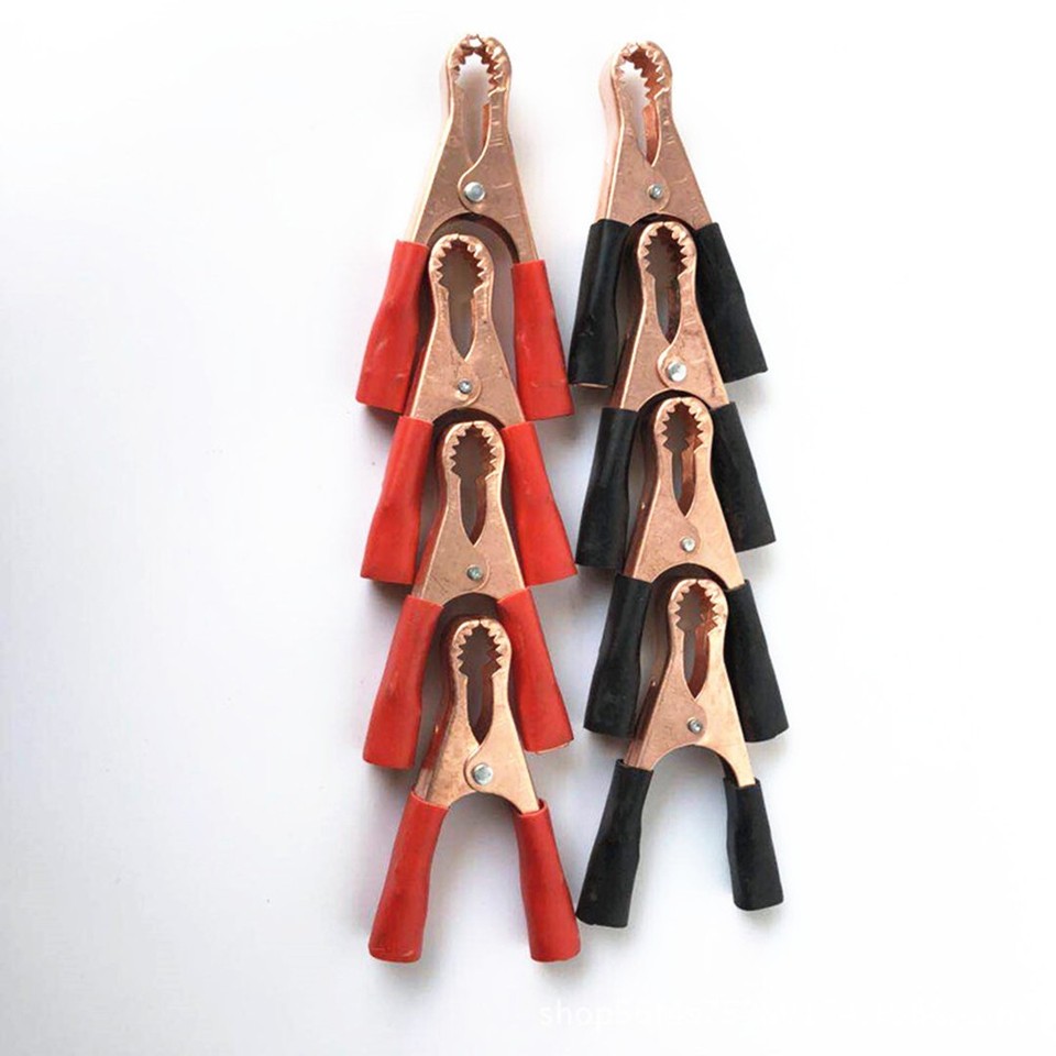 10 PCS Electric Circuit Testing Device Clamp Insulated Wire Clip ...