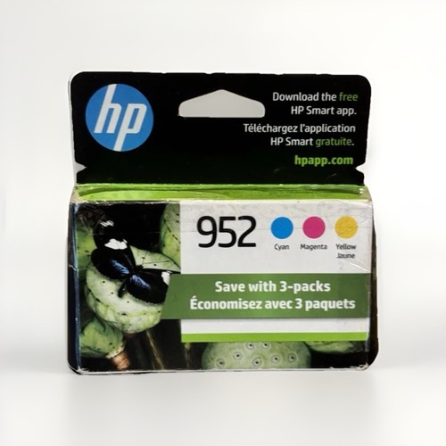 HP 952 Tri-Color Cyan, Magenta, & Yellow Ink Cartridges Exp 10/2026+ | eBay