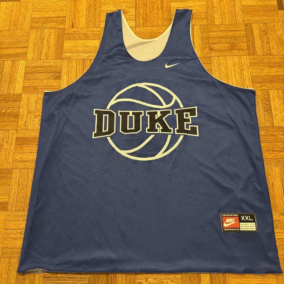 Vintage Nike Duke Blue Devils reversible basketball practice jersey XXL ...