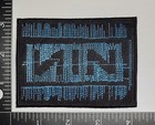 NIN INCH NAILS NIN Patch Blue Light Embroid. IRON ON High Quality Patch ...