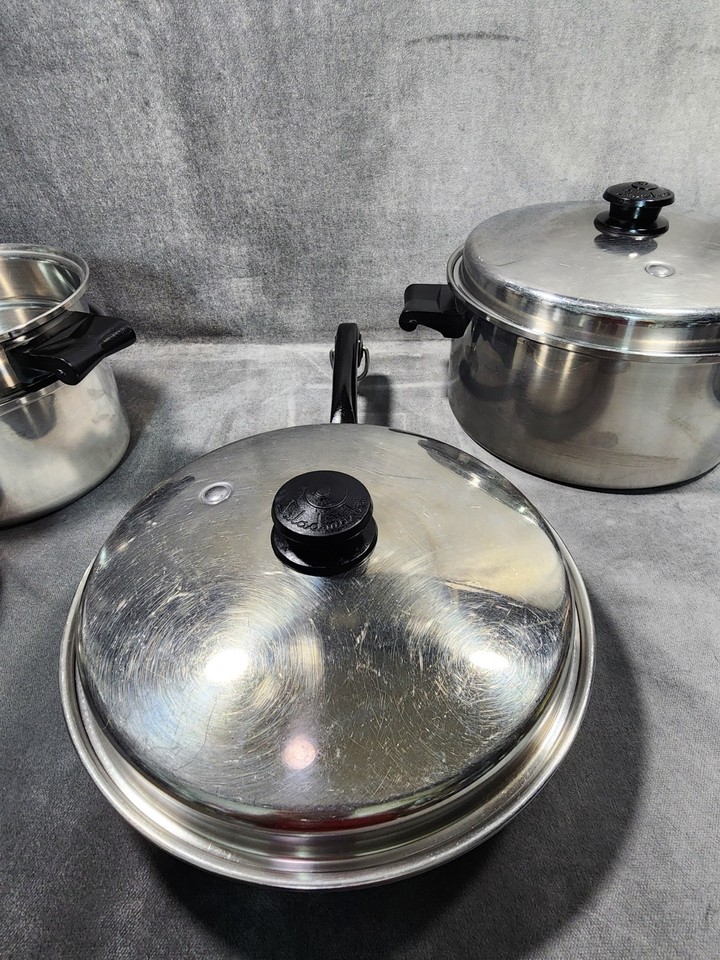 Vintage SALADMASTER Stainless Steel Cookware Set/12 pieces/USA/Vapo ...
