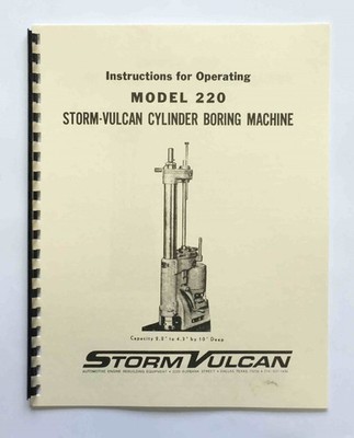 Storm Vulcan Model 220 Manual | eBay