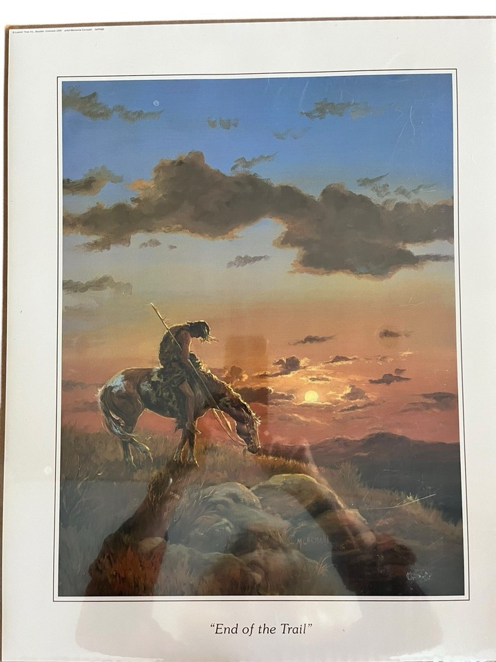 End of the Trail by M. Caroselli Poster Print NEW Sealed Leanin Tree ...