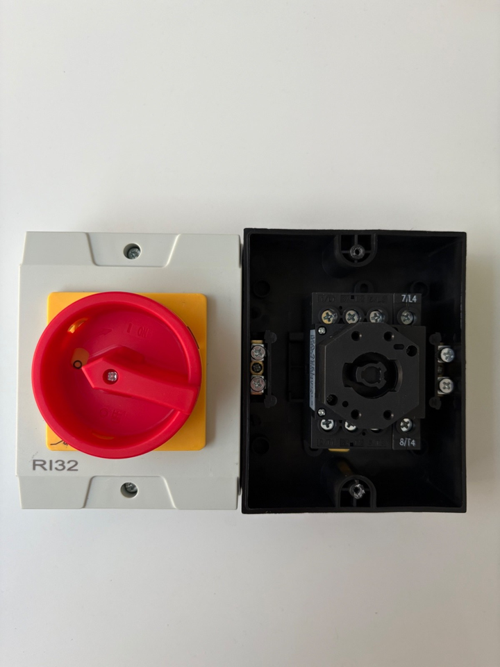 32A Rotary Isolator Switch 32amp 4 Pole 230V-415V Rotary Isolator ...