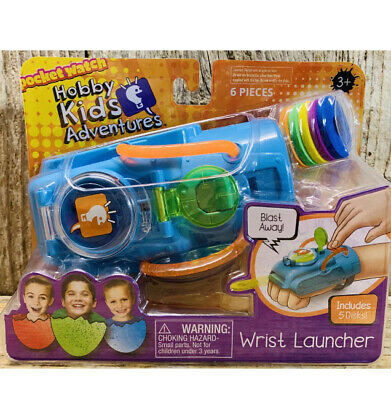 Hobby Kids Adventures Wrist Launcher - Disk Launcher w/ Disks Summer ...