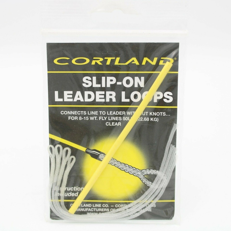 Cortland Slip-On Leader Loops Fly Fishing Line Several Choices ...