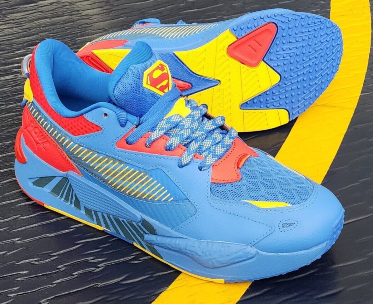 Size 9.5 - PUMA Superman x RS-Z Blue for sale online | eBay
