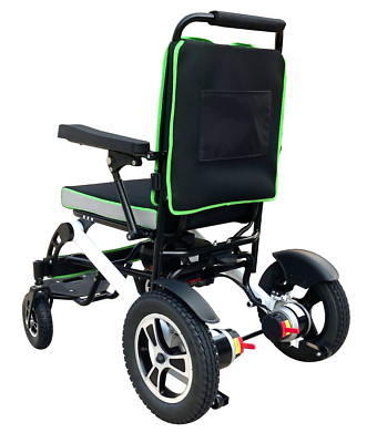 Electric Dual Motor Adult 57lbs Fold-able Wheelchair w/Control Joystick ...