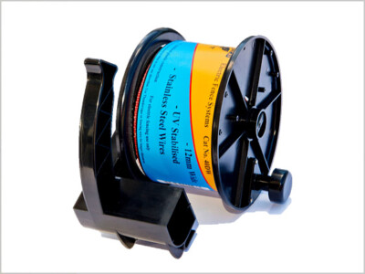 200M POLY TAPE PRELOADED WIND UP REEL Thunderbird 12mm Wire Electric ...