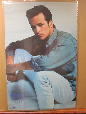 vintage Beverly Hills 90210 Poster Luke Perry 1991 6397 | eBay