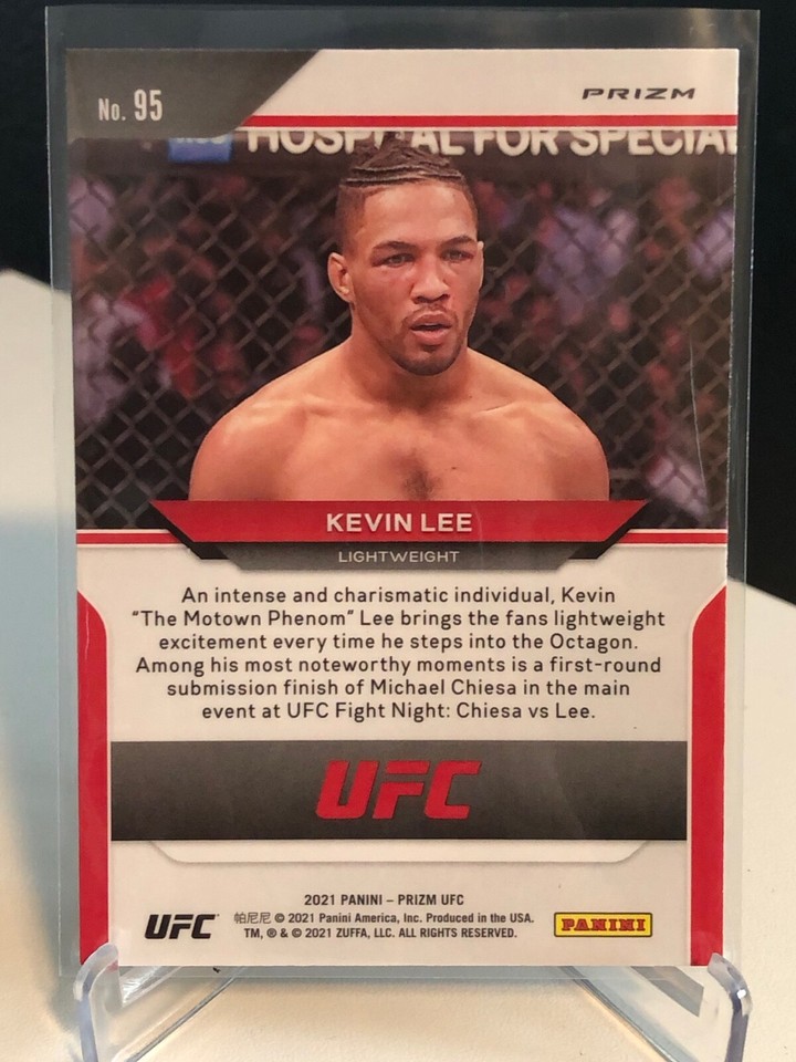 2021 Panini Prizm UFC #95 - KEVIN LEE - SILVER PRIZM SP! | eBay