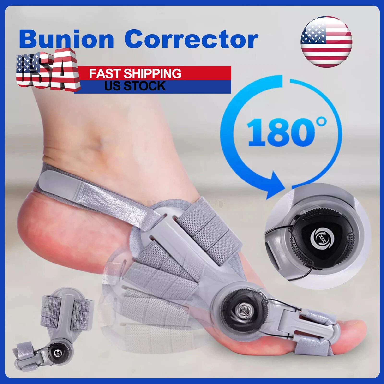Treatmedy Bunion Fix Toe Valgus Corrector Big Toe Straightener for Men ...