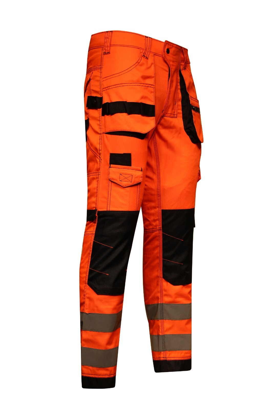 Men’s Hi Vis Work Trousers Cargo Workwear Heavy Duty Pants Multi ...