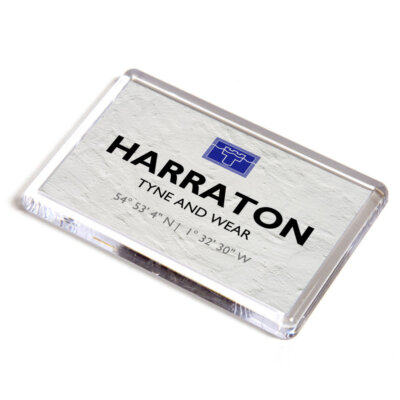 FRIDGE MAGNET - Harraton, Tyne and Wear - Lat/Long NZ2954 | eBay UK
