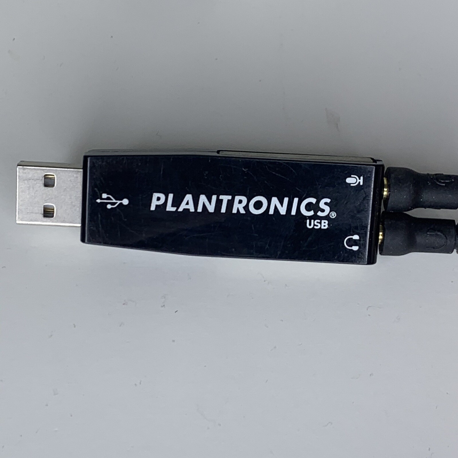 Plantronics USB Adapter -02 PLT-USBadapter-02 w/ Audio 310 Headset Mono ...