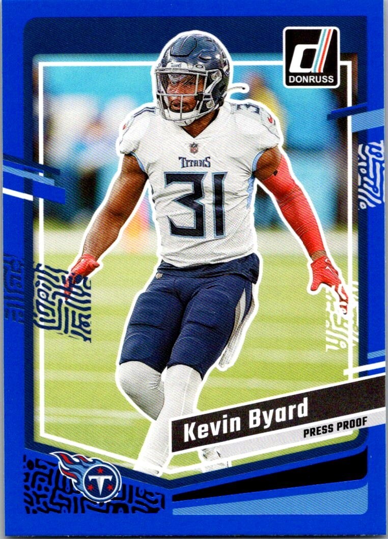 2023 Donruss Blue Press Proof #287 KEVIN BYARD TITANS | eBay