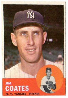 1963 Topps #237 Jim Coates Yankees 5.5 - EX+ | eBay