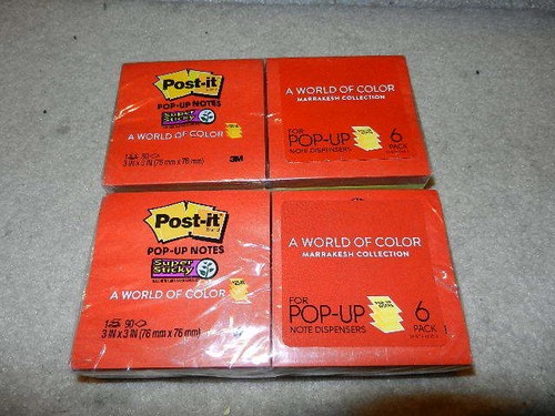 Post-It pop-up notes Super Sticky 3x3 Pads 3M 1080 Total Sheets ...