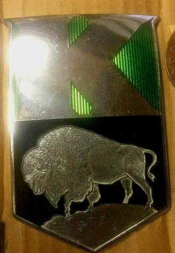 1947 ERA Kaiser Badge Hood Ornament Vintage Emblem SUPERB ORIGINAL ...