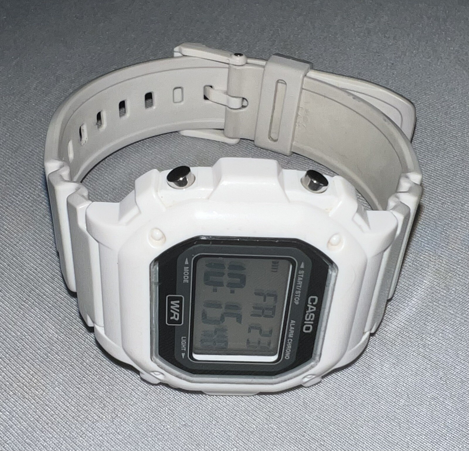 Casio WR White Digital Watch | eBay