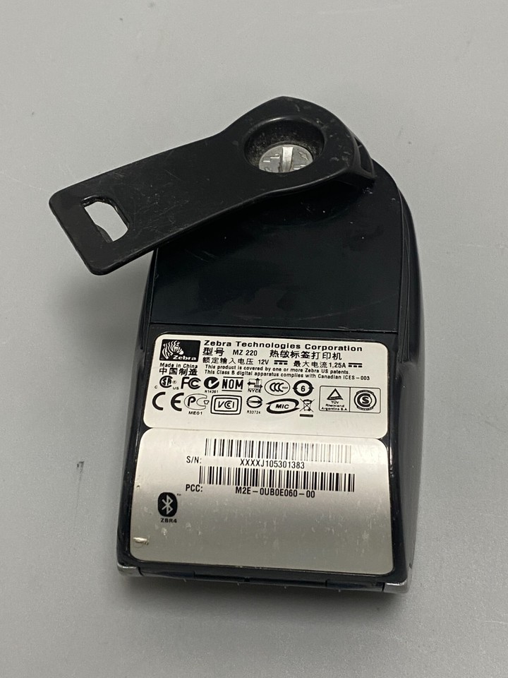Zebra MZ220 Portable Thermal Printer Bluetooth Ticket Roll Printer - UK ...