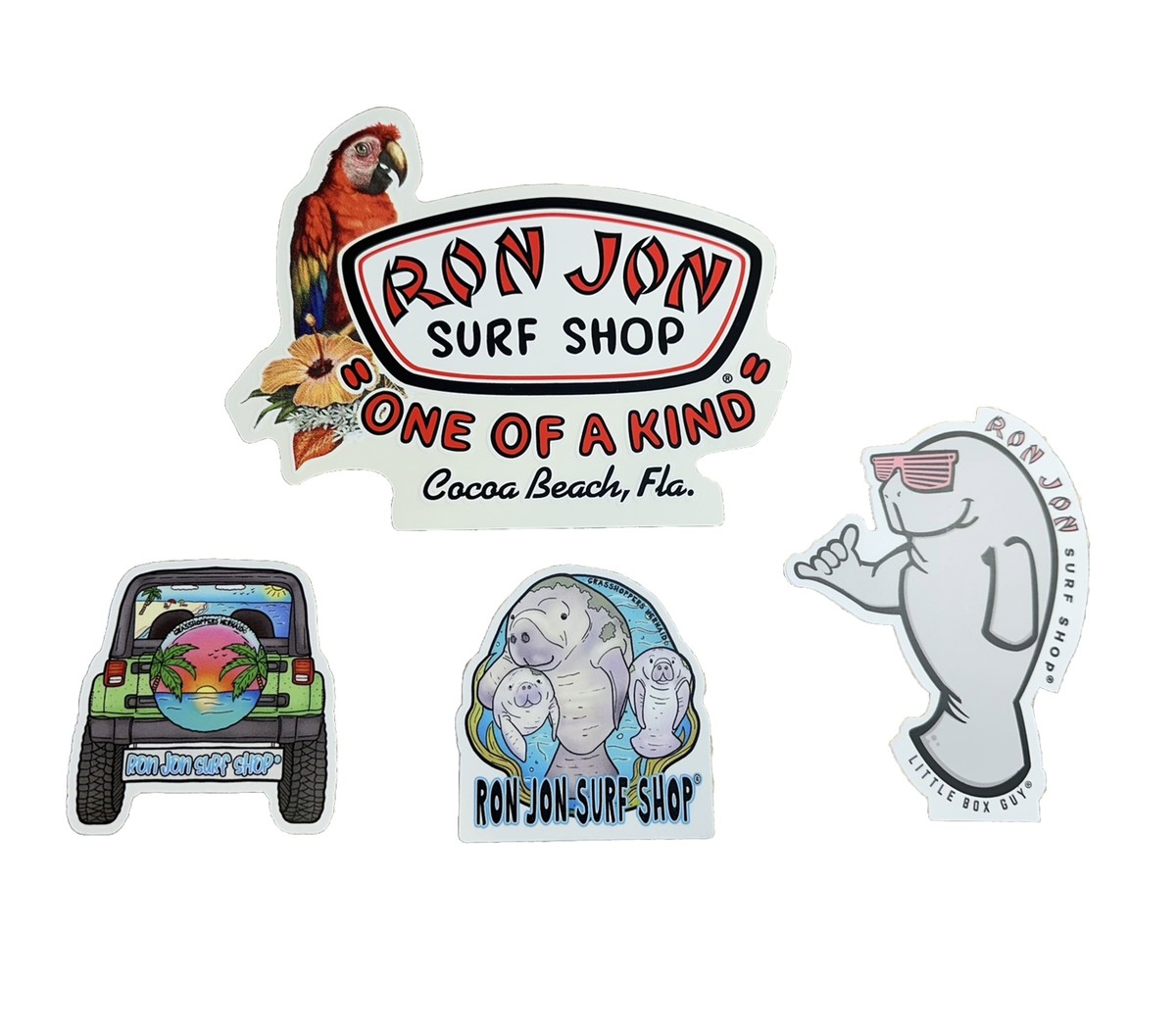 Cocoa Beach Ron Jon Stickers Inbloom Stickers | Cocoa Beach Car