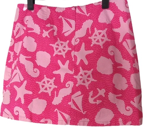 Lilly Pulitzer Smooth Sailing Pink Skort Size 6 Petite Spring Nautical ...