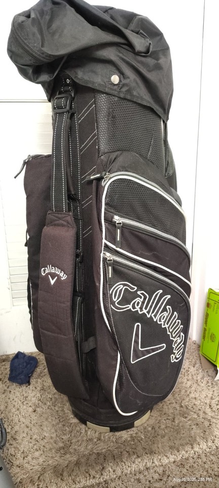 Callaway Golf Cart Bag 14-Way Dividers, Rain Cover, Club Shape | eBay