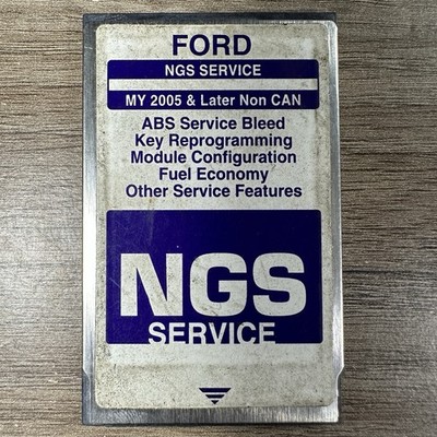 Ford NGS Service Card MY 2005 & Later Non CAN Version 15.0 Hickok 2004 ...