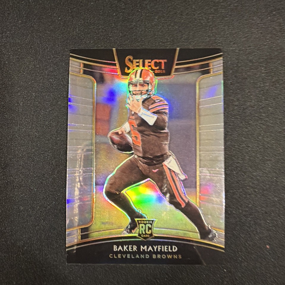 2018 Panini Select - Concourse Baker Mayfield #30 Silver Prizm (RC) | eBay UK